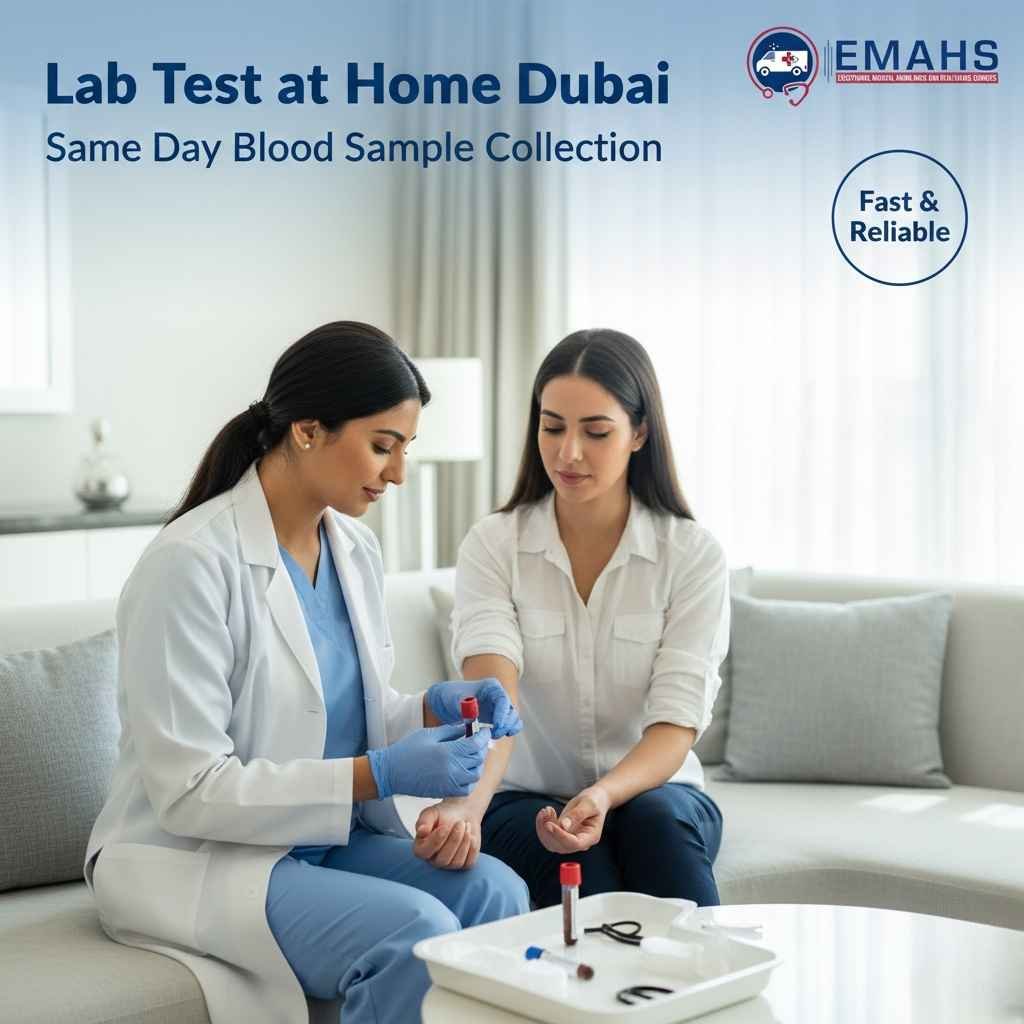 Blood Test at Home Service Dubai | Fast Lab Testing - EMAHS